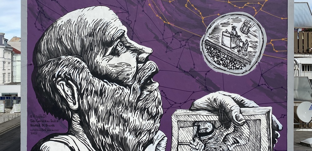 Kirchenvater Hieronymus neu im Linzer Stadtbild