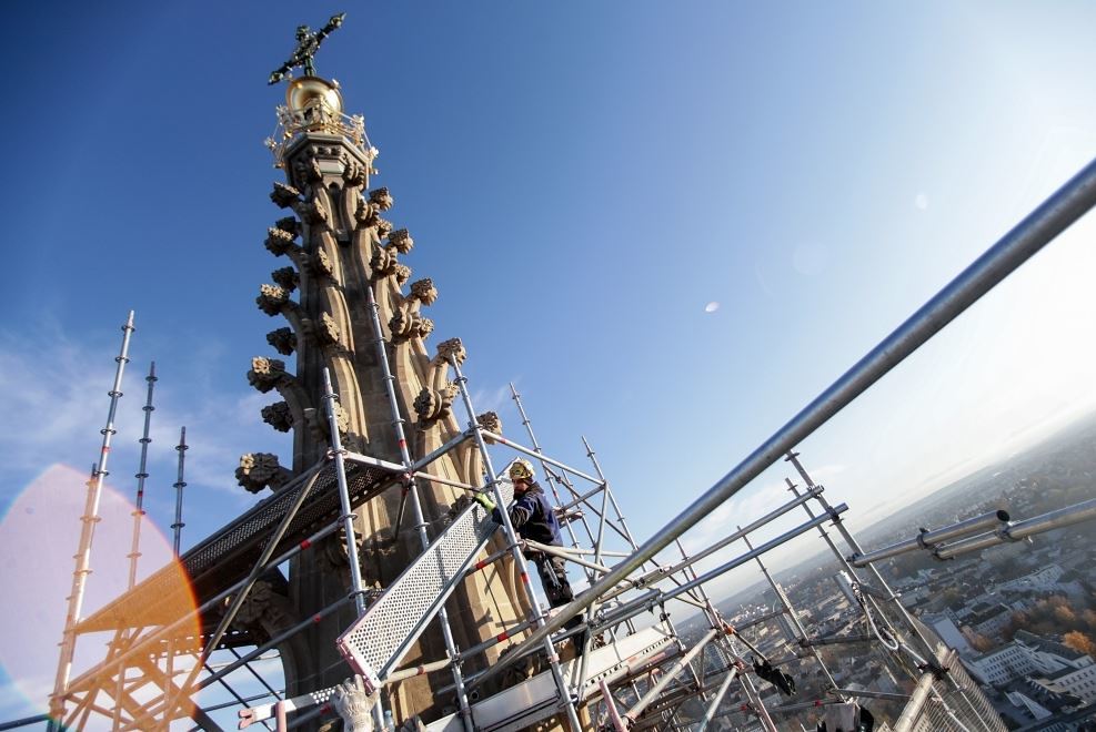 Linzer Mariendom bietet bald Stadtblick in 112 Metern Höhe