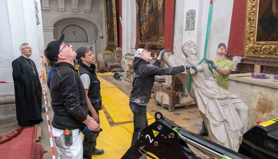 Kremsmünster: Generalsanierung der Stiftskirche gestartet