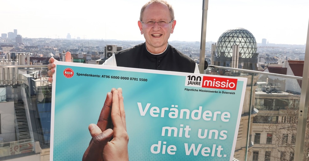 Missio feiert 100 Jahre mit DJ-Show, Plakaten und Hilfsprojekten