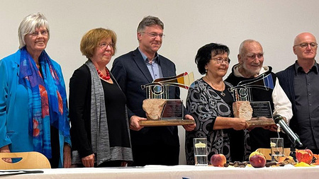 "Trompete von Jericho" an David Steindl-Rast und Martin Lintner verliehen